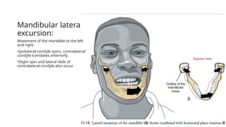 Biomechanics of TMJ.pptx temparomandibular joint | PPTX