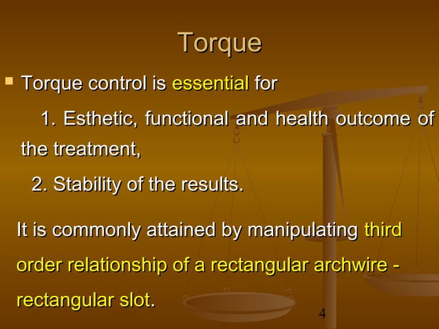Biomechanics of torque control | PPT | Dental Health | Diseases and ...