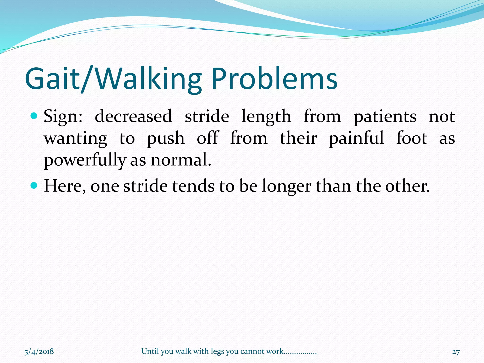 Biomechanics of walking | PPTX