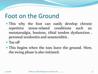 Biomechanics of walking | PPTX