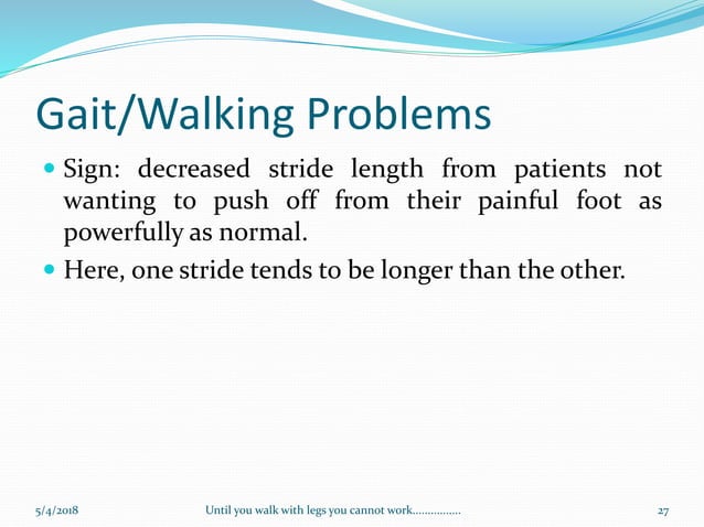 Biomechanics of walking | PPTX
