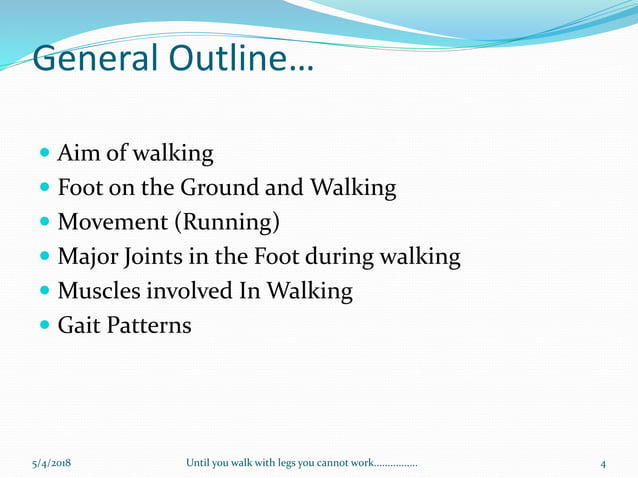 Biomechanics of walking | PPTX