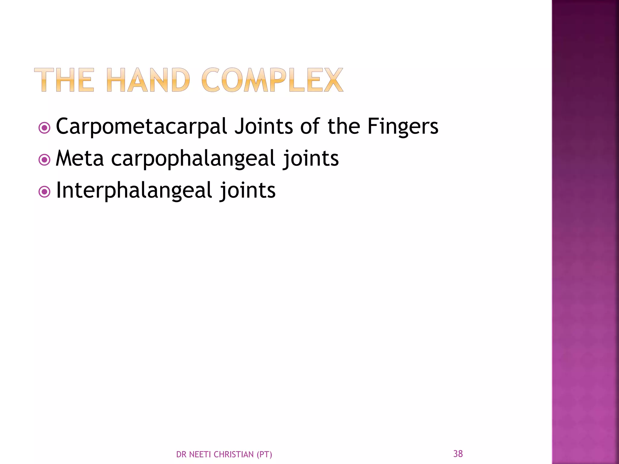 Biomechanics of wrist complex | PPTX