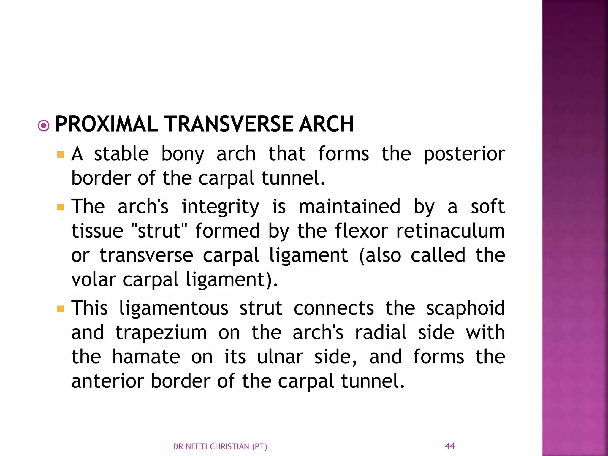 Biomechanics of wrist complex | PPTX