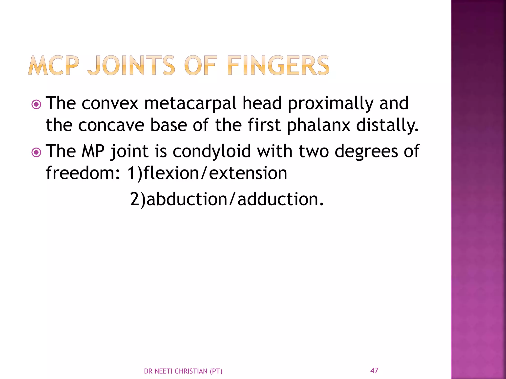 Biomechanics of wrist complex | PPTX
