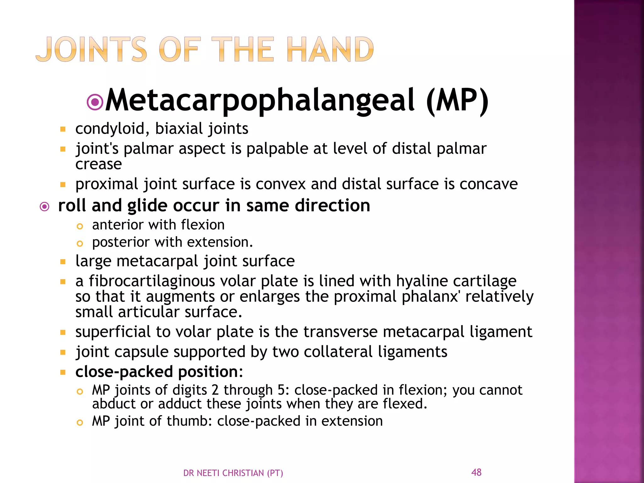Biomechanics of wrist complex | PPTX