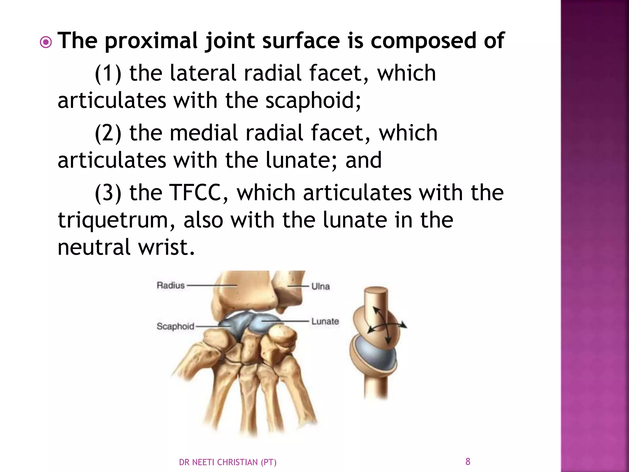 Biomechanics of wrist complex | PPTX