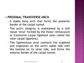Biomechanics of wrist complex | PPTX