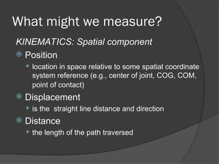 biomechanics outline and lecture. powerpoint | PPT