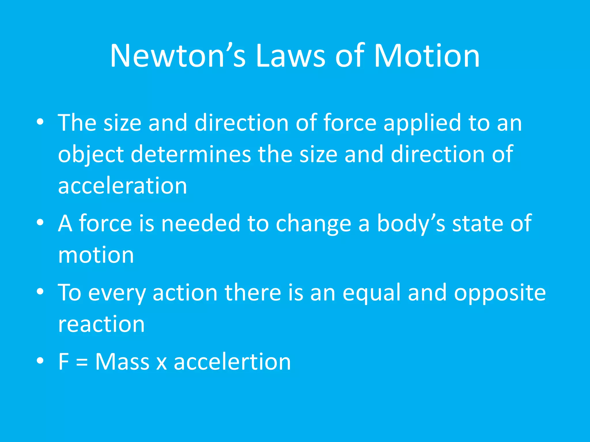 Biomechanics wjec newton's laws 2 - 2013 | PPTX