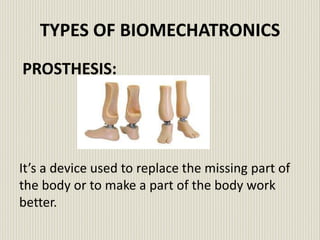 Bio mechatronics | PPTX