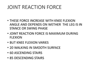 Biomechanics of knee joint | PPTX
