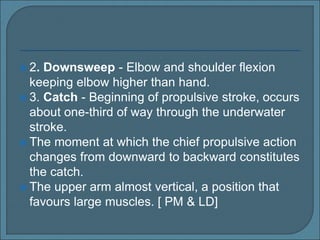 Biomech of swimming PRESENTATION OF BIOMECHANICS | PPT