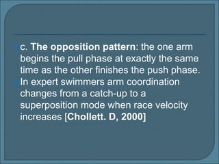 Biomech of swimming PRESENTATION OF BIOMECHANICS | PPT