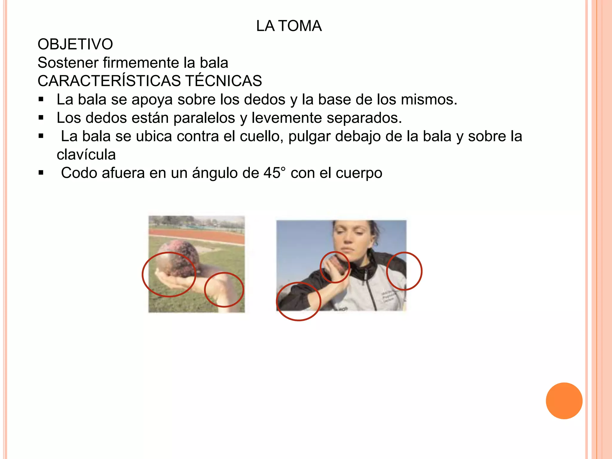 Biomecánica en el lanzamiento de bala | PPTX