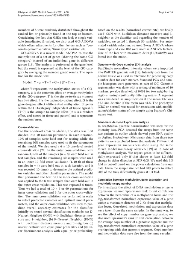 Biomed central | PDF | Cancer | Diseases and Conditions