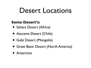 Biome Desert | PPT
