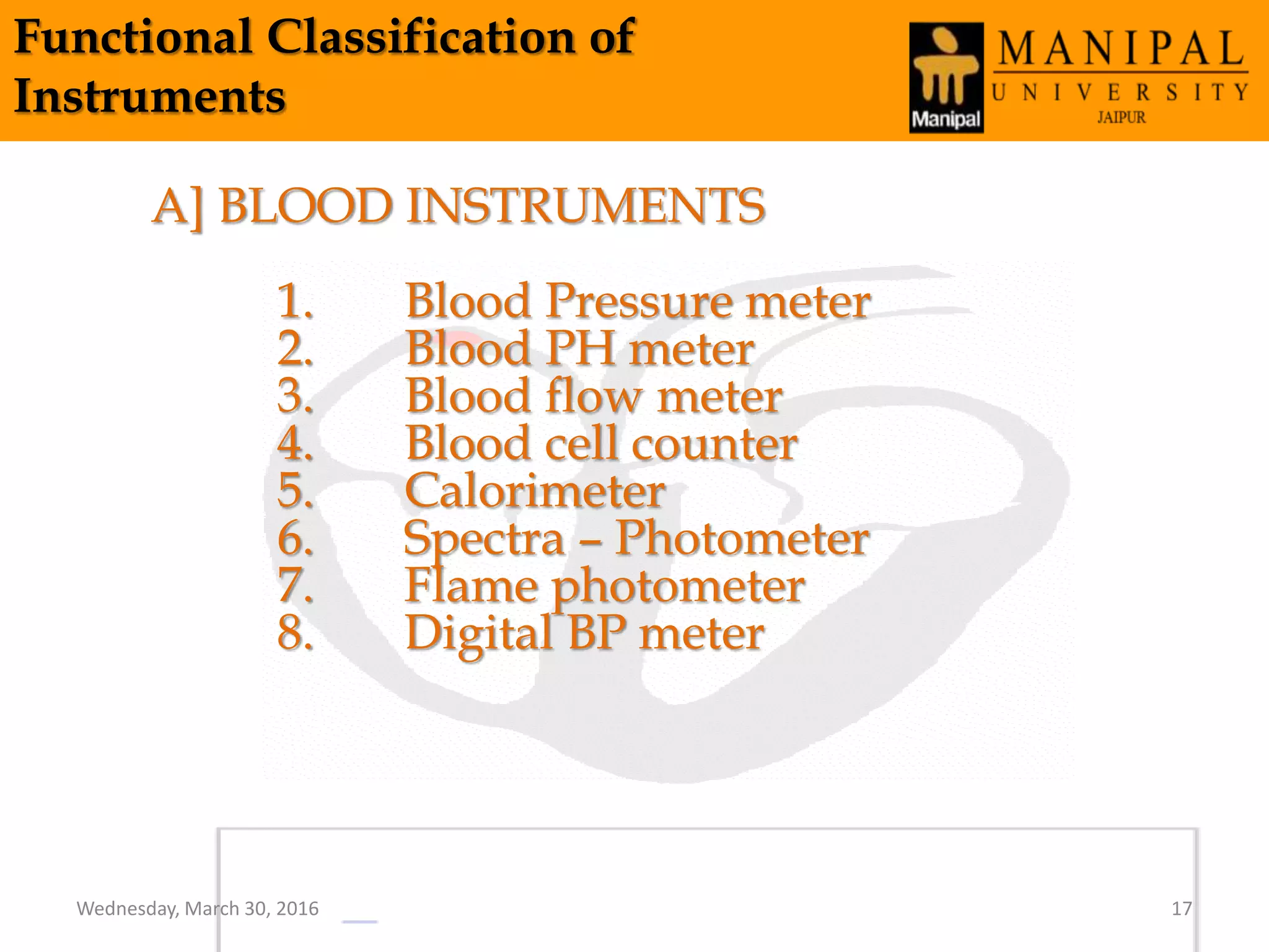 Biomedical Instrumentation | PPTX