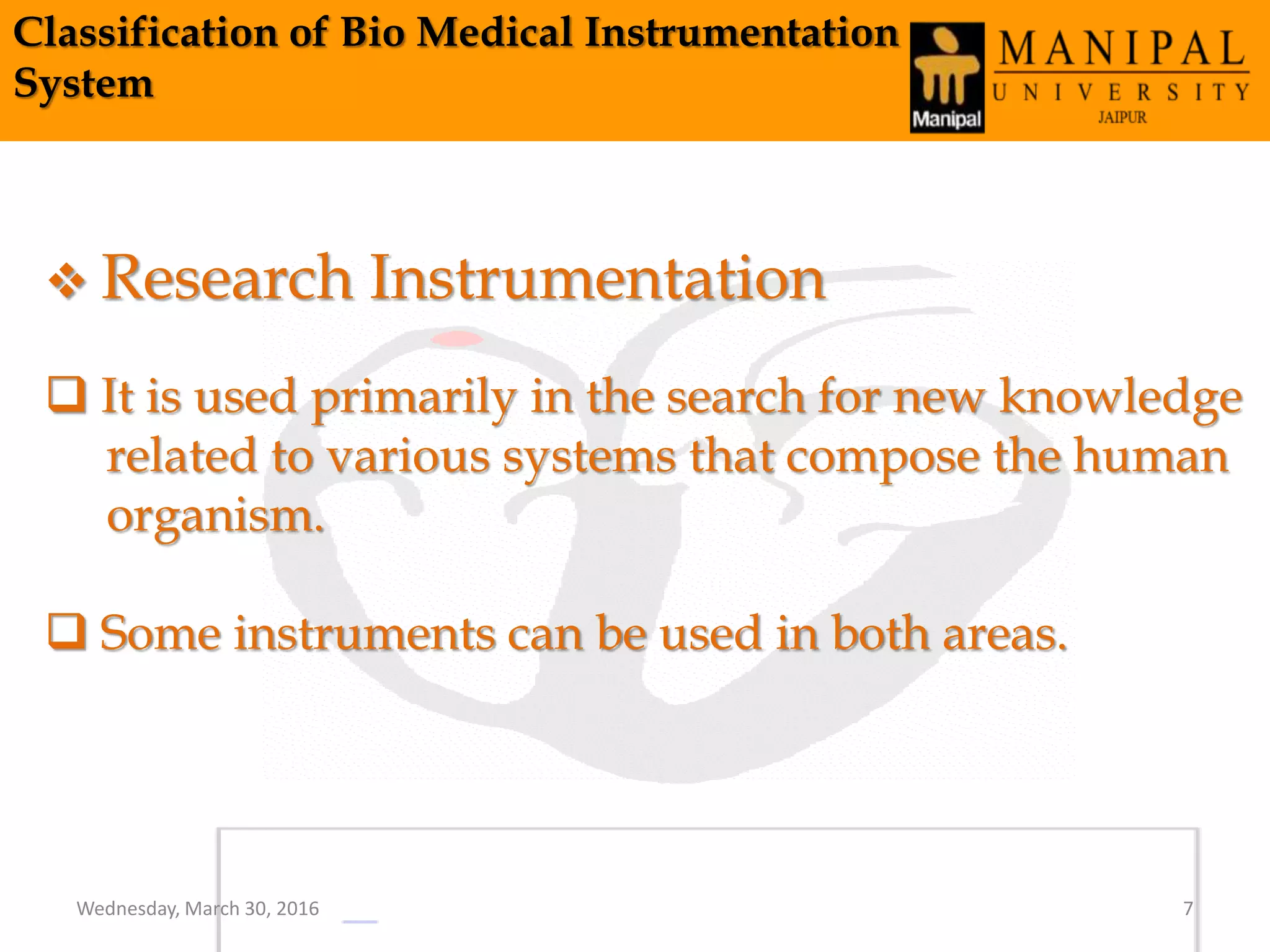 Biomedical Instrumentation | PPTX