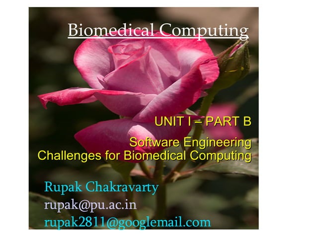 Biomedical Computing | PPT