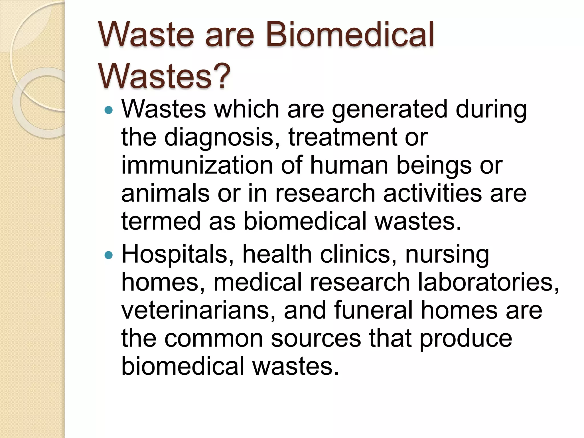 Biomedical waste - Suhas Dixit | PPTX