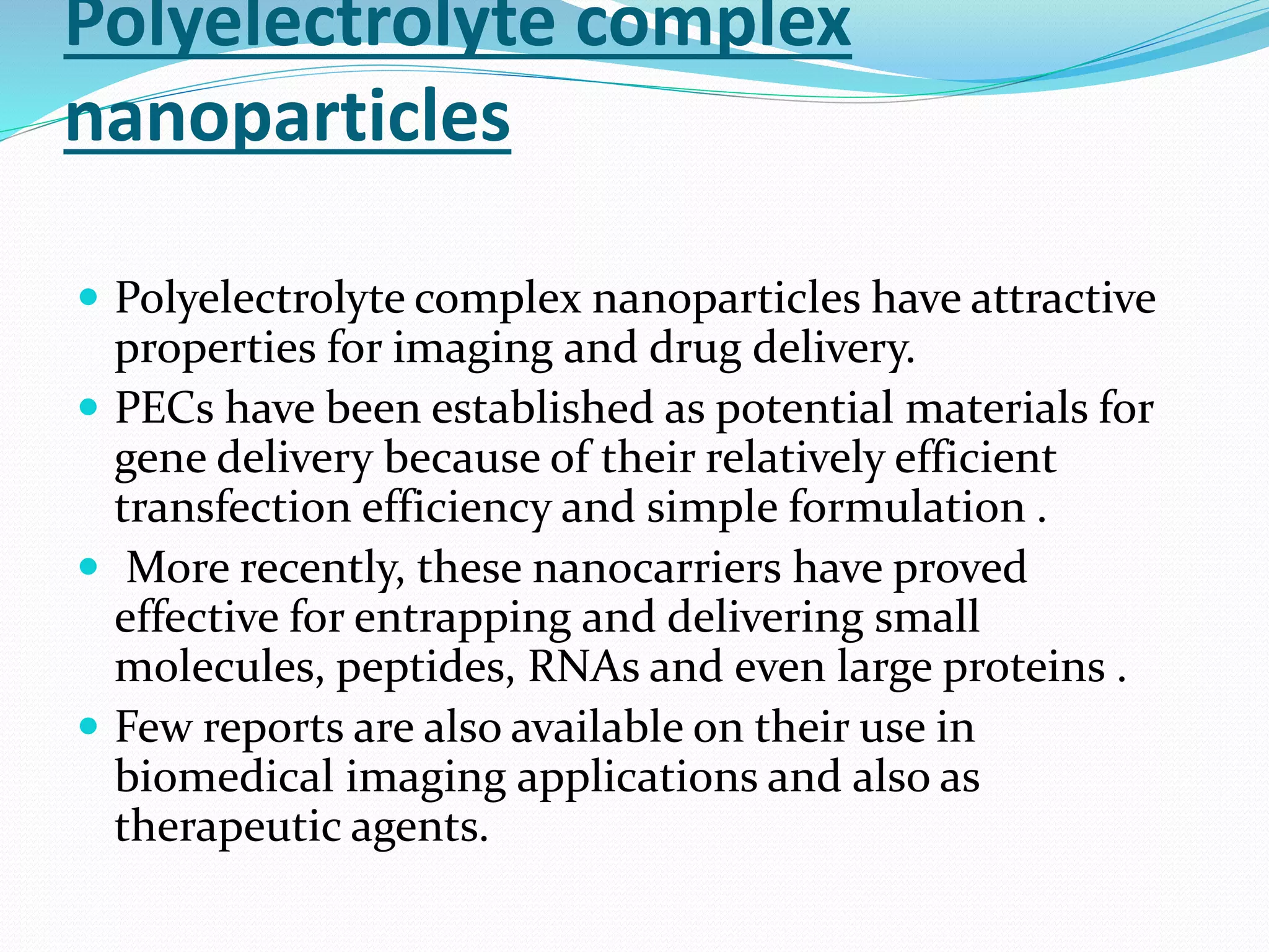 Biomedical applications of nanoparticles | PPTX