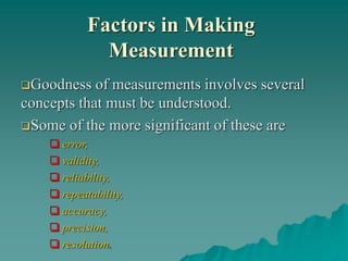 Biomedical categories of measurements | PPT