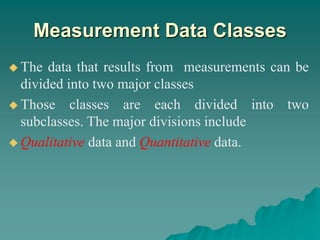 Biomedical categories of measurements | PPT
