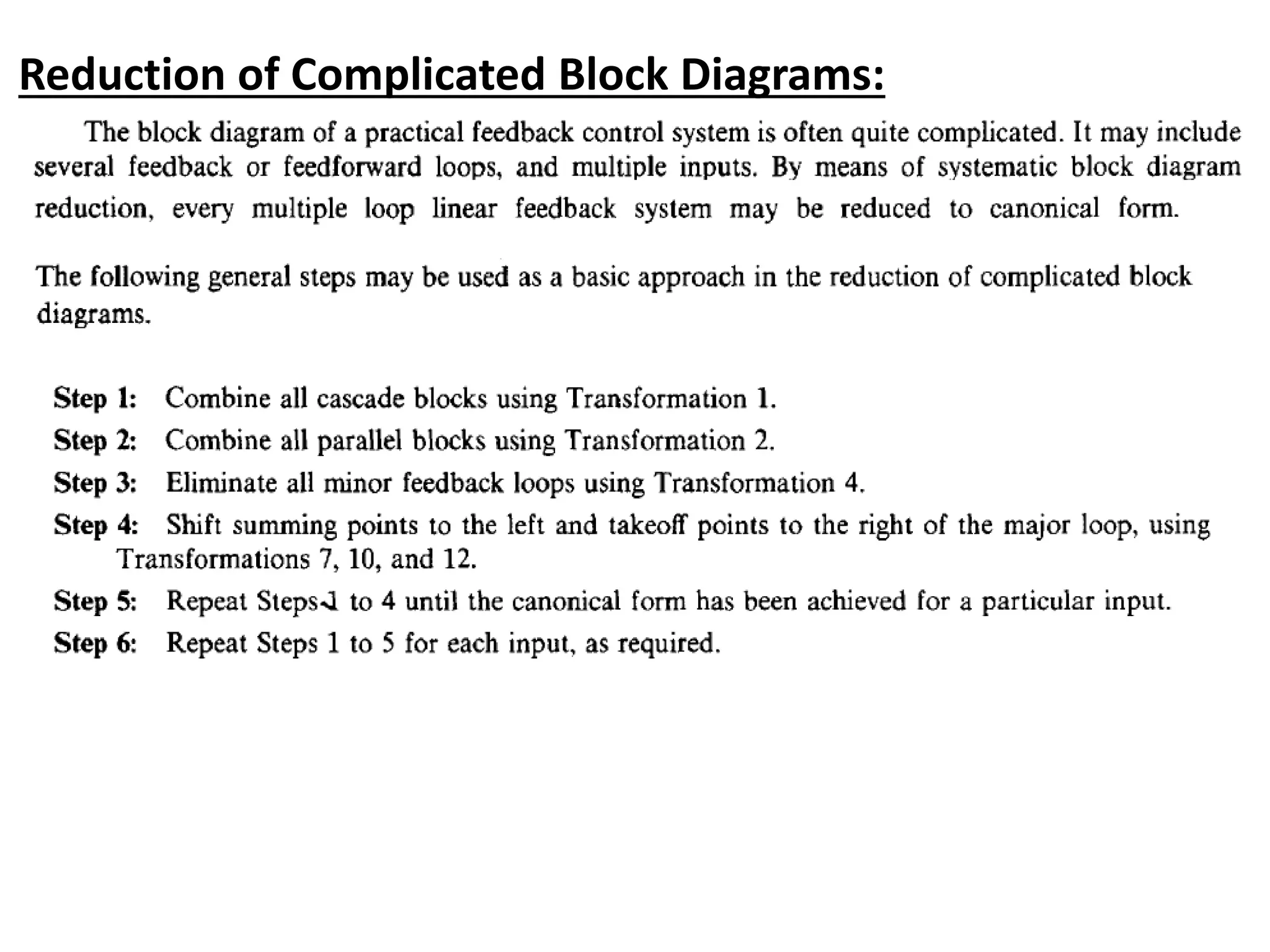 Biomedical Control systems-Block Diagram Reduction Techniques.pptx