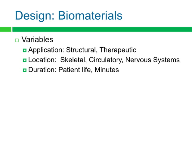 Anatomy & Physiology Lecture Notes - Biomedical design biomaterials and ...