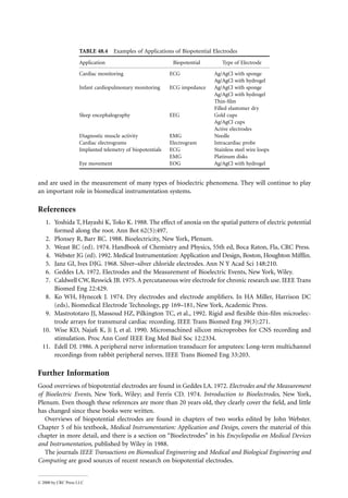 Biomedical electrodes | PDF