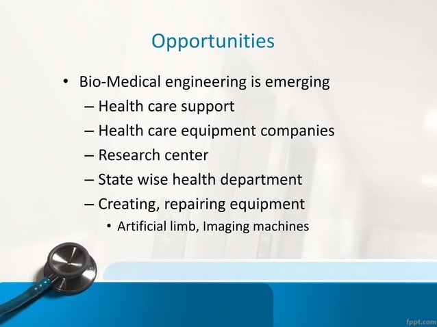 Introduction To Biomedical Engineering Applications Of Biomedical Engineering Pptx Science