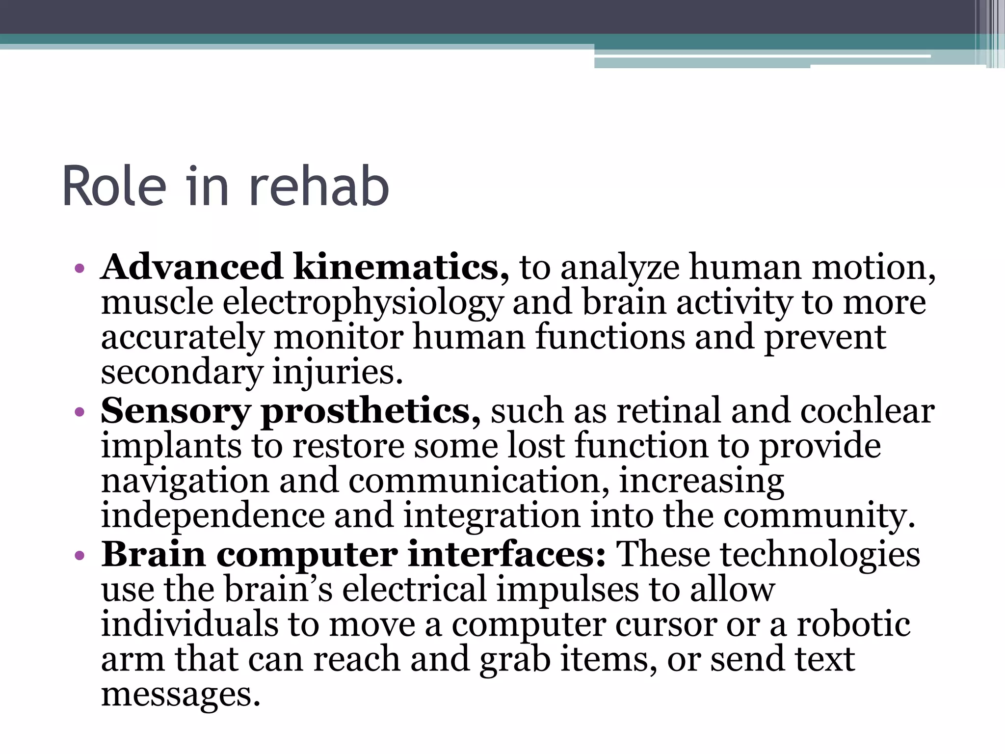 Biomedical engineer | PPTX | Physical Therapy | Wellness