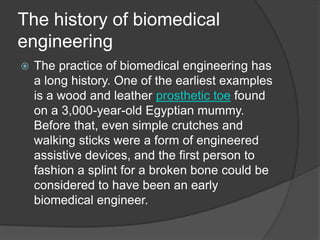 Bio medical engineer | PPTX | Medical Health