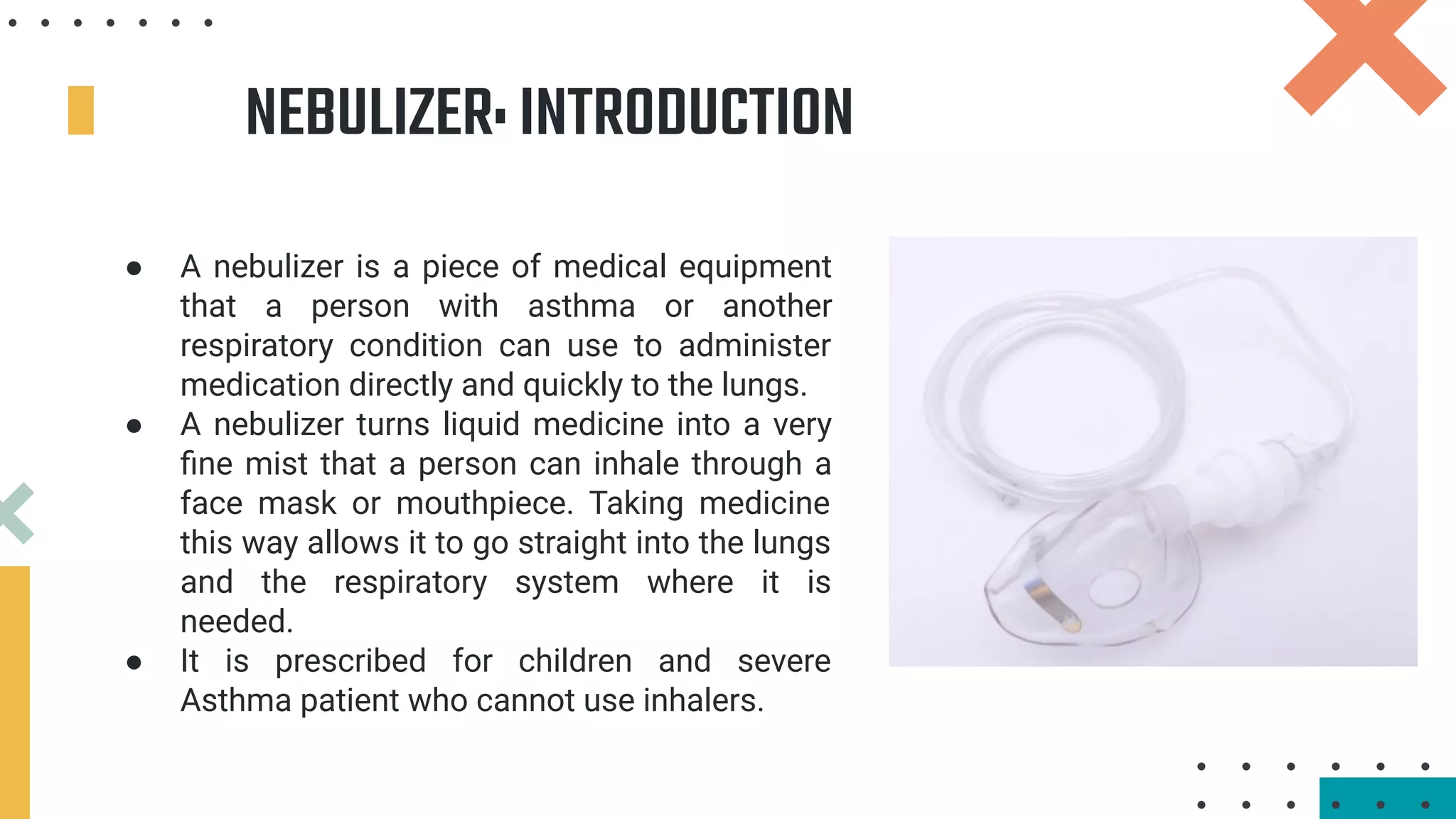 Nebulizer, Inhaler, Electroacculograph, Retinograph | PDF