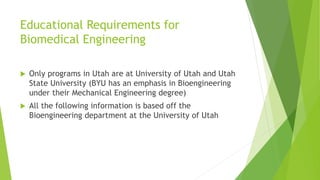 Biomedical engineering presentation | PPTX