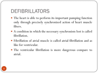 Biomedical equipments- Pacemakers and Defibrillators | PDF