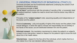 Biomedical ethics Lecture. Main principals and history.pptx