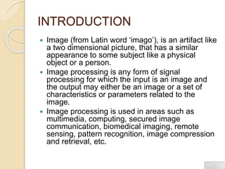 Biomedical image processing ppt | PPTX