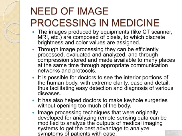 Biomedical image processing ppt | PPTX