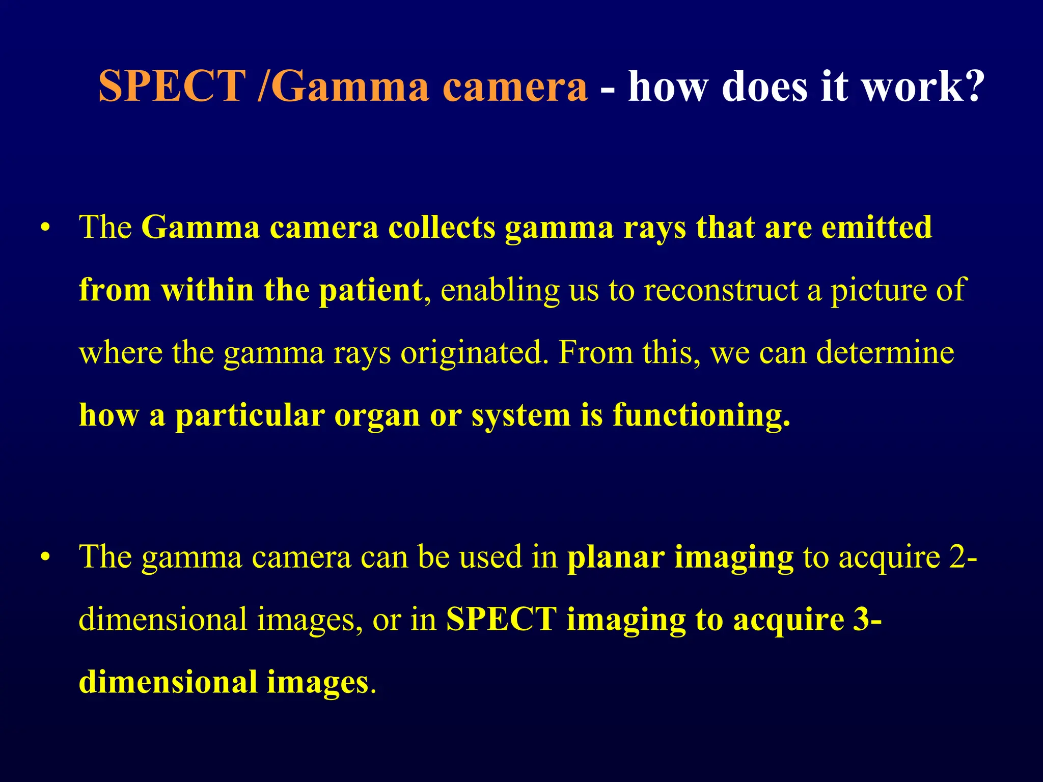 Single Positron Emission Computed Tomography (SPECT) | PPT