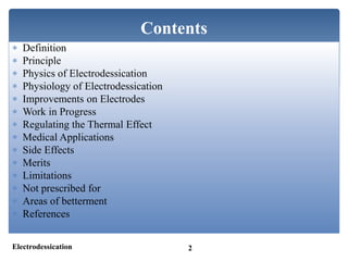 Electrodessication Bio Medical Instrumentation | PDF