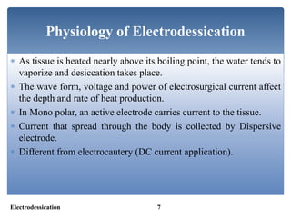 Electrodessication Bio Medical Instrumentation | PDF
