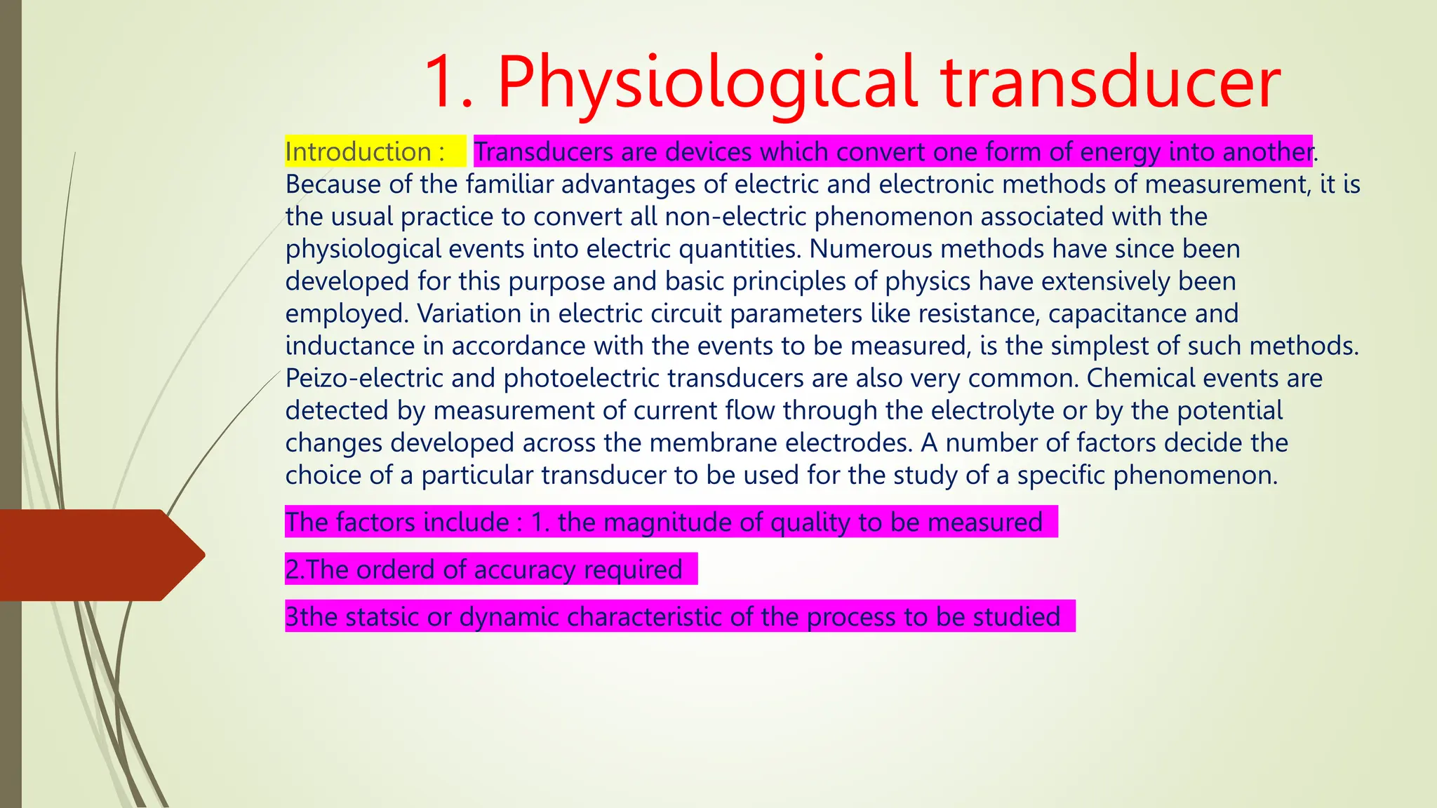 Biomedical instrumentation in TY BSc Physics | PPTX