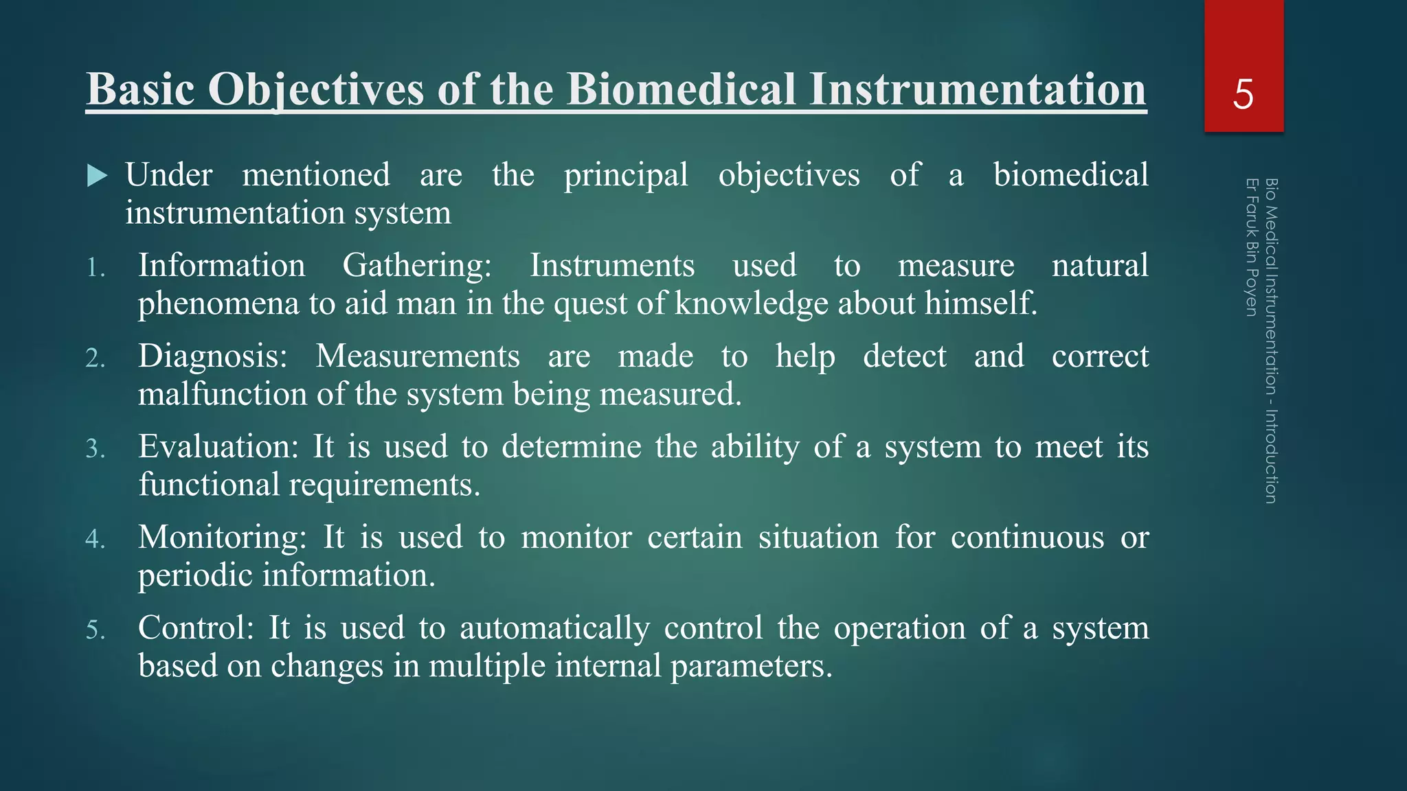 Bio medical instrument – introduction | PDF