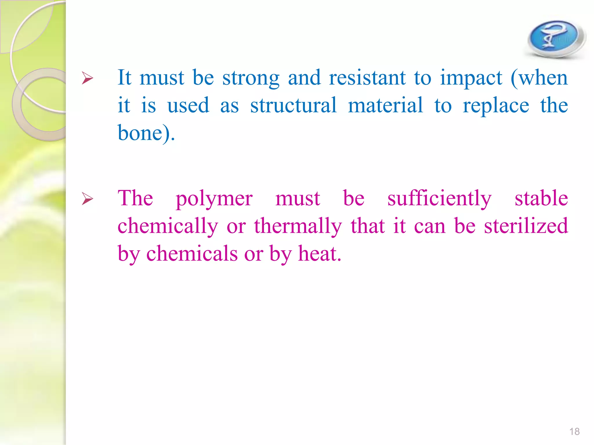Biomedical polymers | PPTX