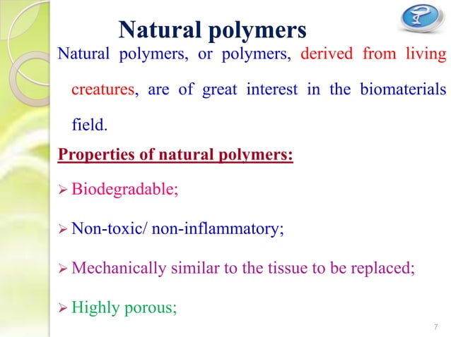 Biomedical polymers | PPTX