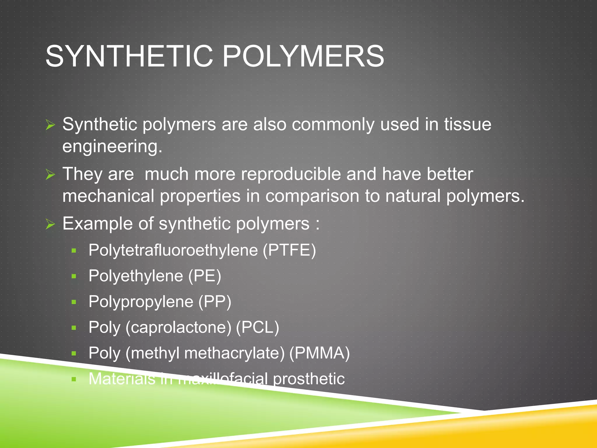 Biomedical polymers | PPTX