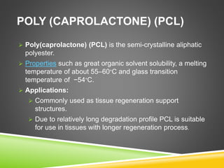 Biomedical polymers | PPTX