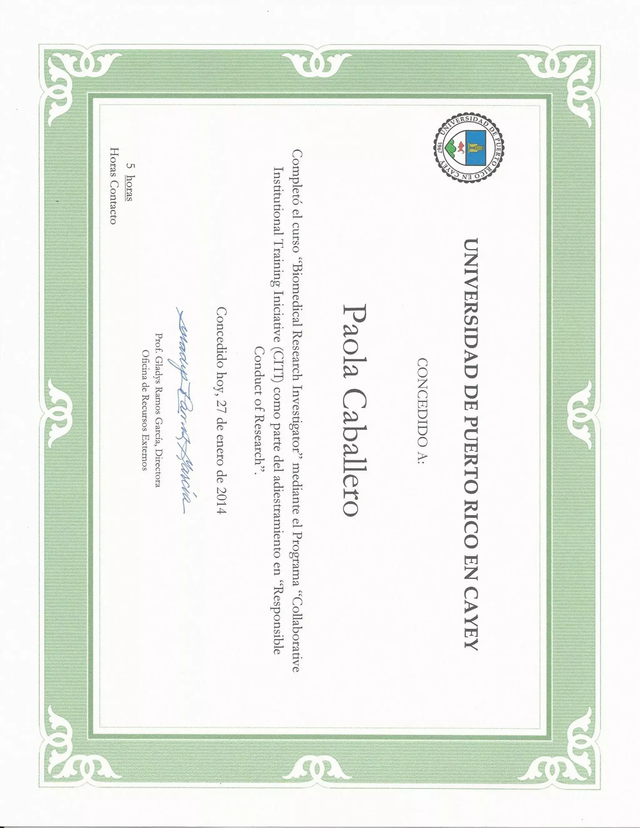 Biomedical research investigator course certificate citi | PDF